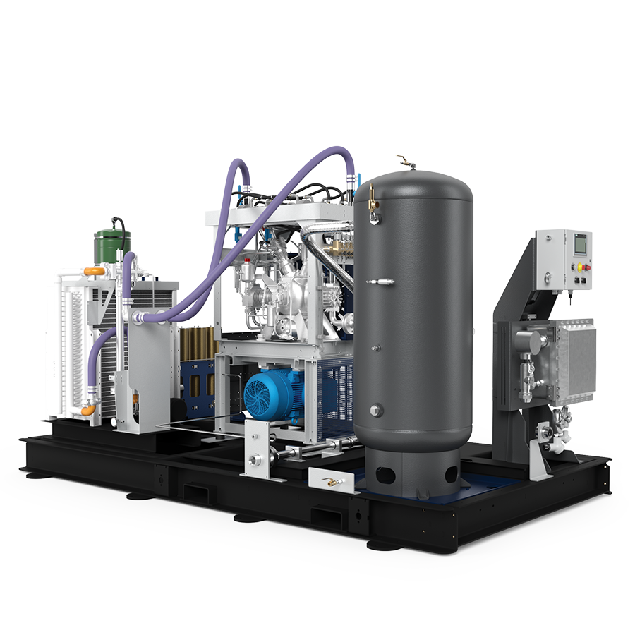 Helium - H-Series Compressors - H-Series 4 | Bauer Compressors