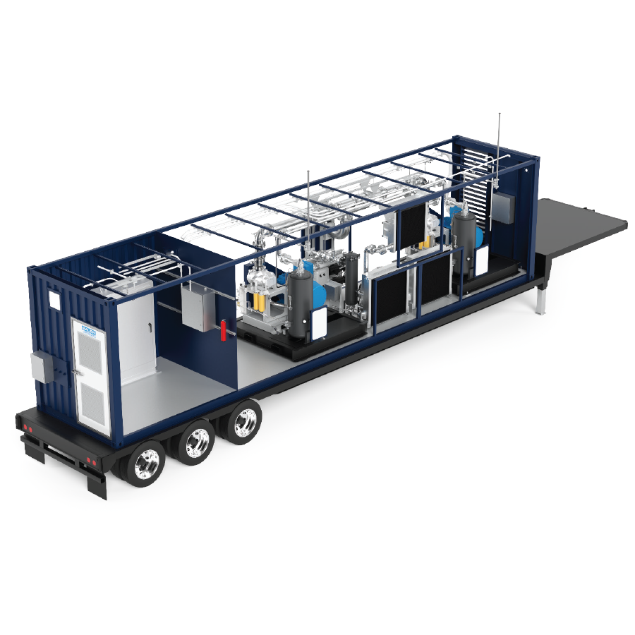 Pipe to Pipe / Cross Compression | Bauer Compressors